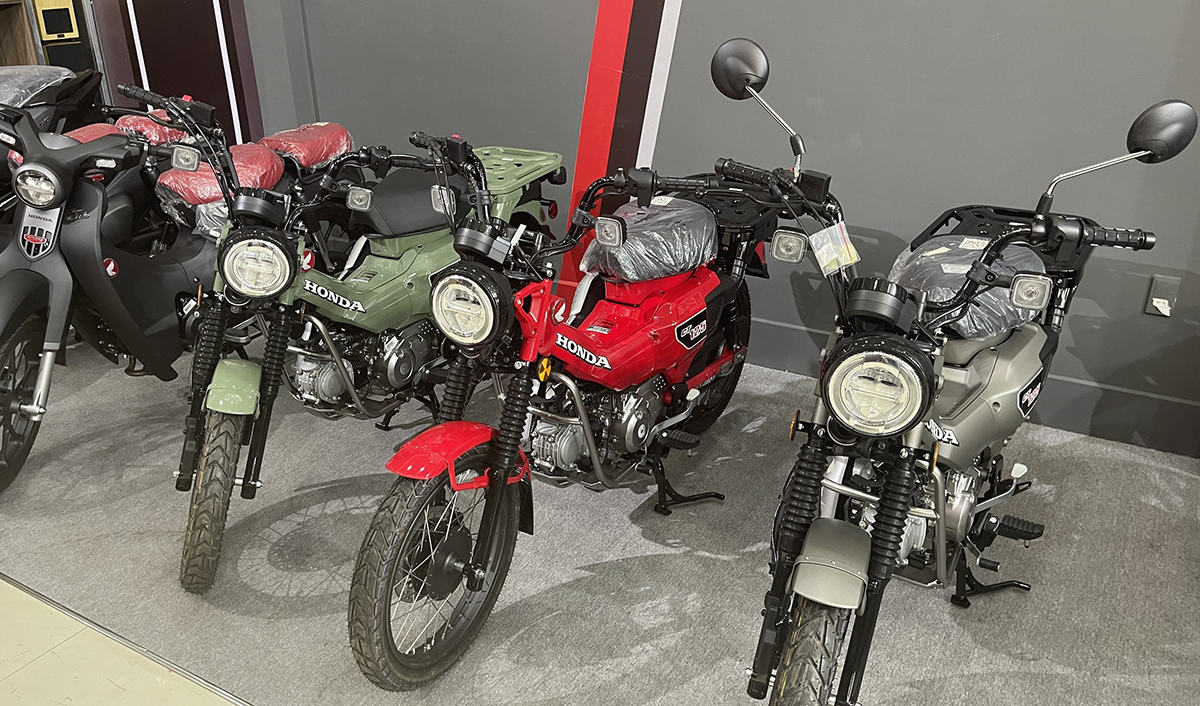 Honda CT125 2023 đủ 3 màu sắc có sẵn tại CuB Shop TP.HCM