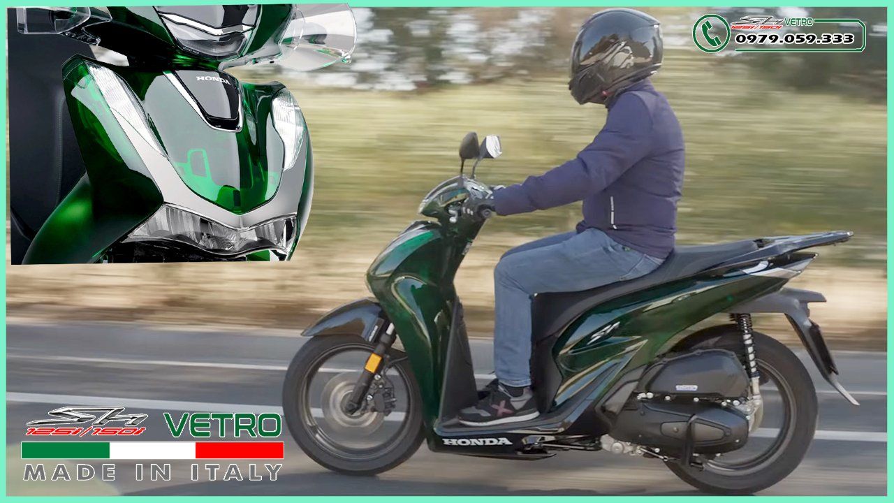 Xe Sh125i Vetro Made in Italy - Top 1 dòng xe quý tộc về Việt Nam